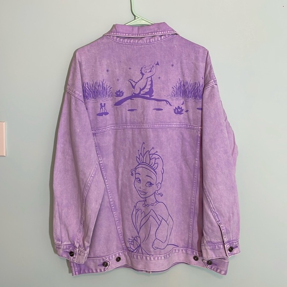 Disney | Jackets & Coats | Disney Spirit Jersey Denim Jacket Princess ...